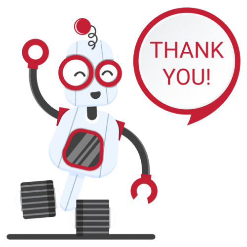 Thank You Robot-04 - Prescience Technology